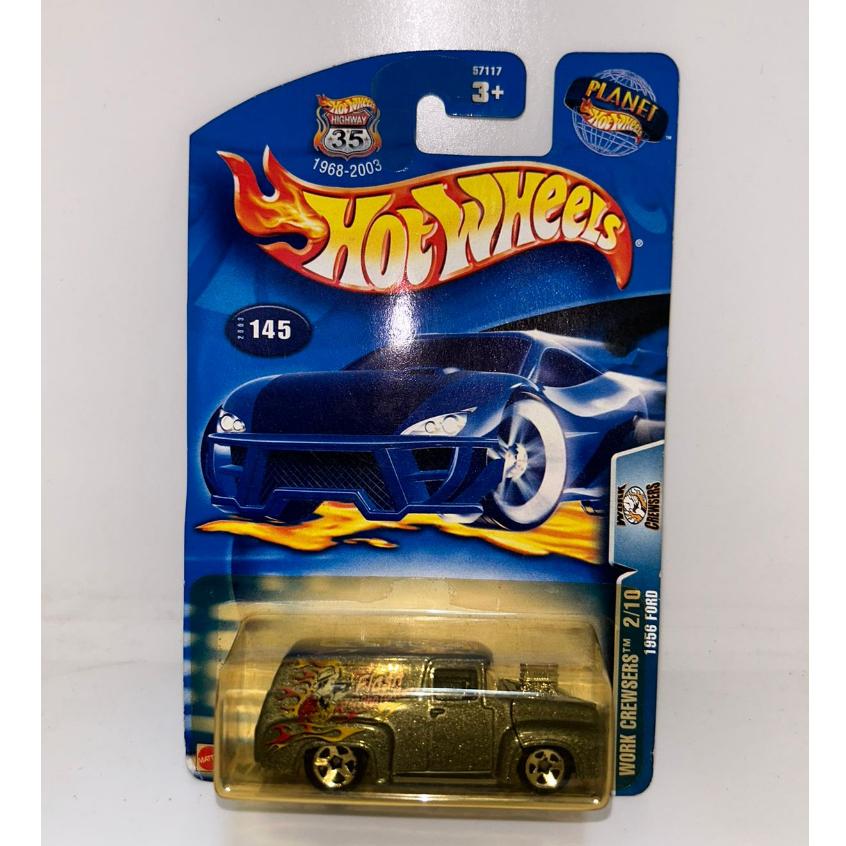 Hot Wheels Work Crewsers Diecast Car 1956 Ford | Shopee Malaysia