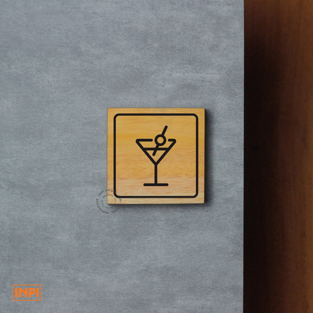 Bar signage system - wall sign - area bar marker board - door sign ...