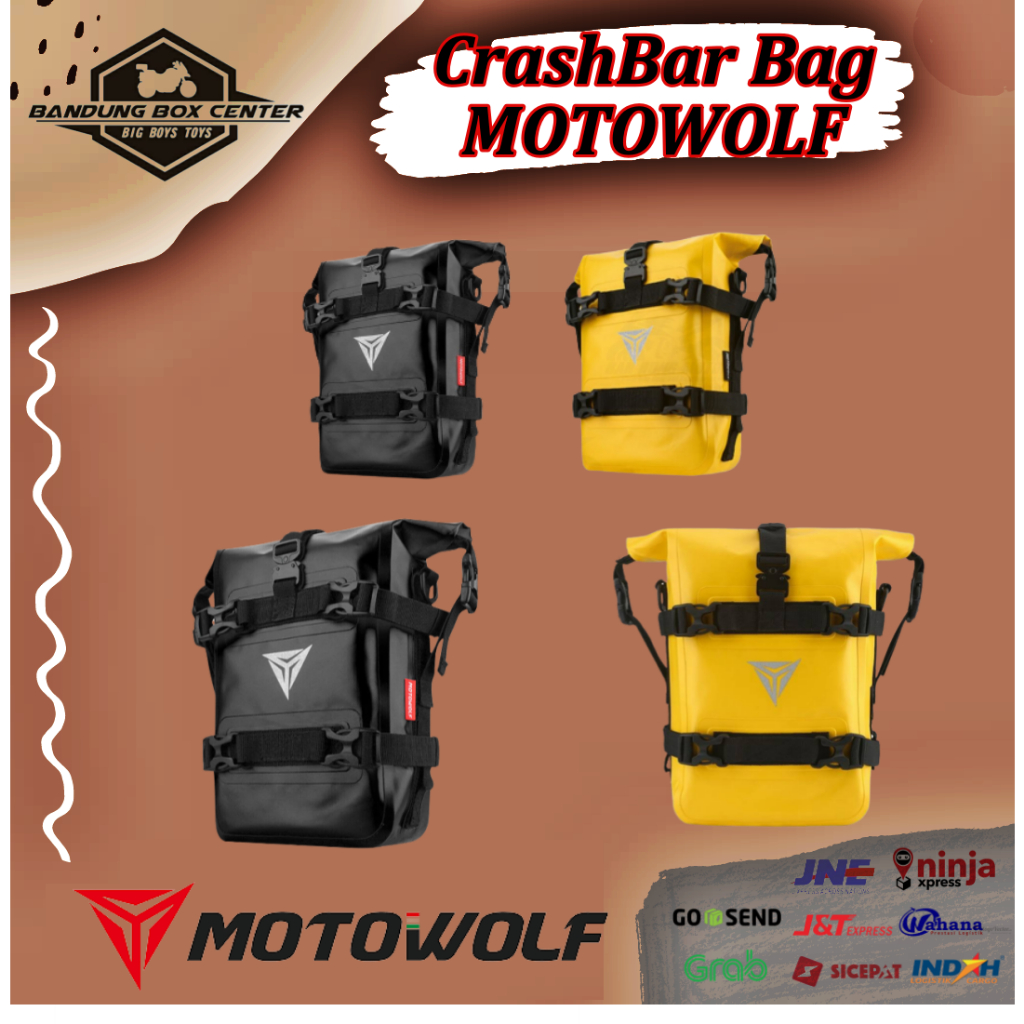 Crashbar Bag Motowolf Engine Guard Bag Tubular Motorcycle Bag ...