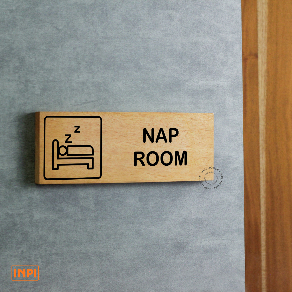 Signage nap room - wall signage - restroom marker - sign system - nap ...