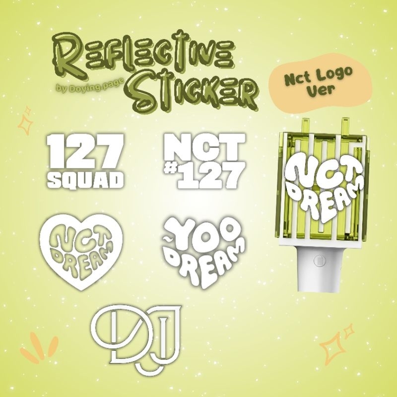 Sticker DECO LIGHTSTICK NCT LOGO VER | Shopee Malaysia