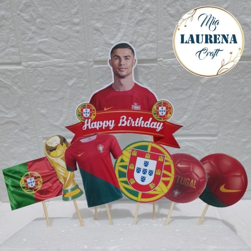 Portugal birthday cake Topper / birthday cake decoration | Shopee Malaysia