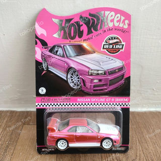 Hotwheels RLC Red Line Club Nissan Skyline GTR BNR34 R34 Pink Limited ...