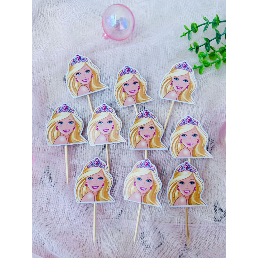 Jt - Hey Barbie Hey Ken 1/2 Body Birthday Cupcake Topper / Birthday ...