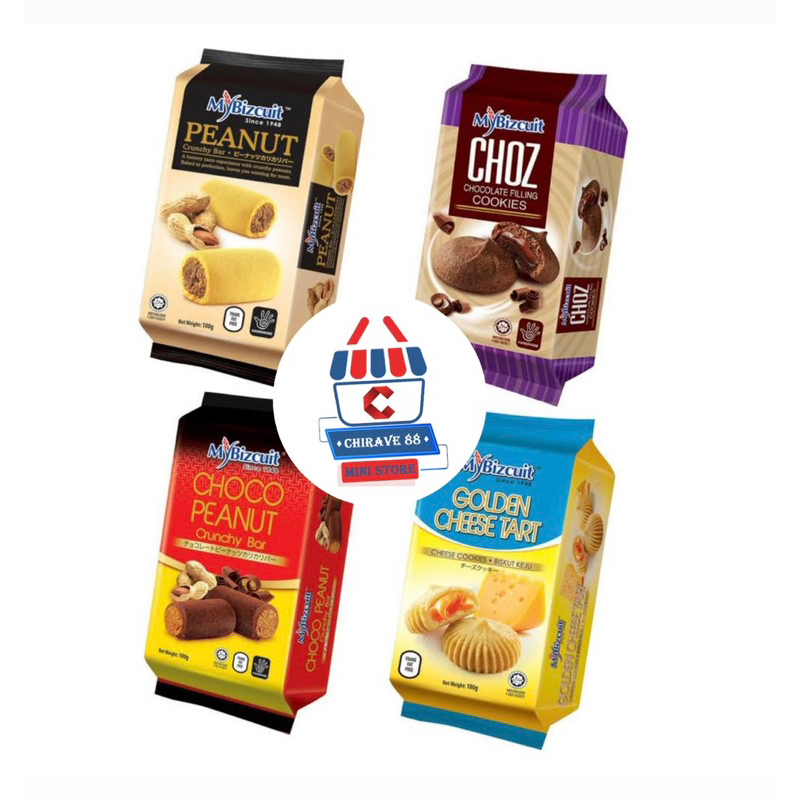 My Bizcuit - Convi Pack 80g All Variants | Choco Peanut | Golden Cheese ...