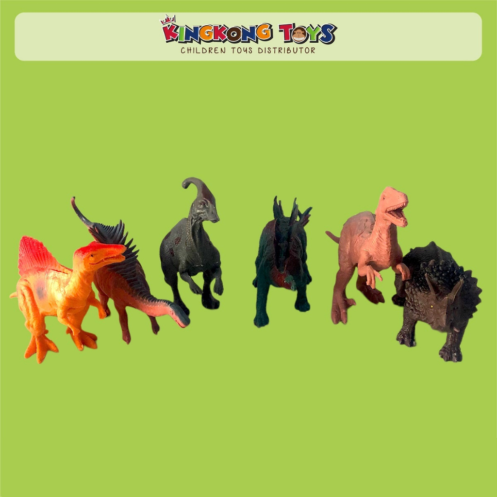 Dinosaur Royale 6pcs/Wild Animals/ Toys Assorted Animals/Animal Models ...