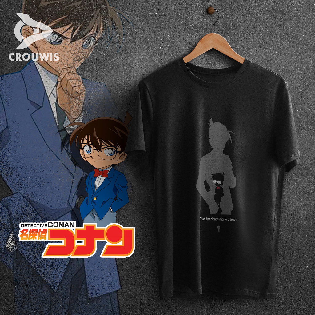 Kaos anime detective conan/conan edogawa/shinichi kudo/cotton combed ...