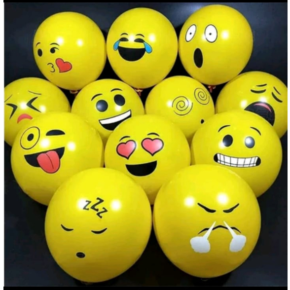 Contents 20PCS Thick Latex Emoticon Balloons/12 INCH Emoji Smile ...