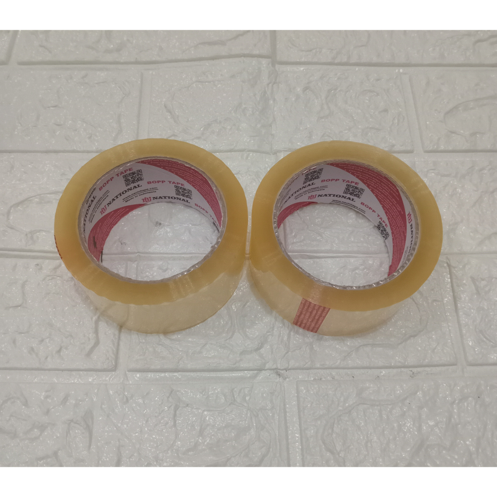 Transparent Clear Duct Tape National Opp Tape 2inch 48mm x 100yard ...