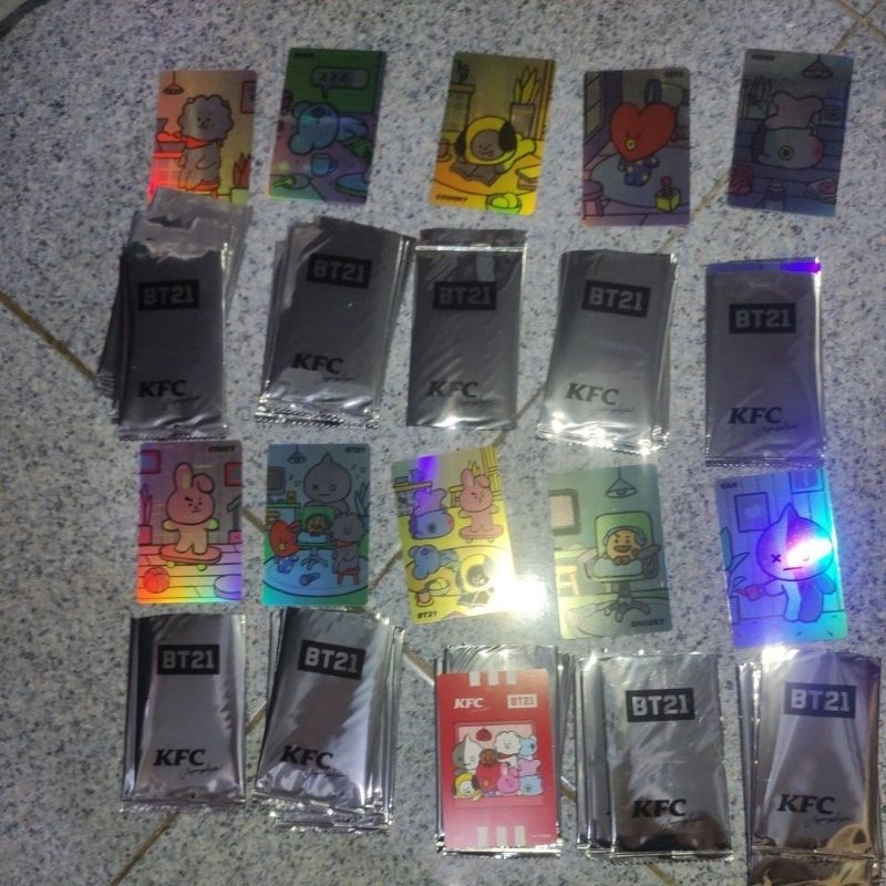 Bt21 x KFC Official bts army Hologram (Can Choose) | Shopee Malaysia