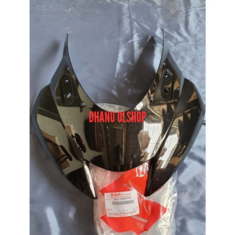 HITAM Suzuki GSX R 150 headlight cover shell shield, glossy metallic ...