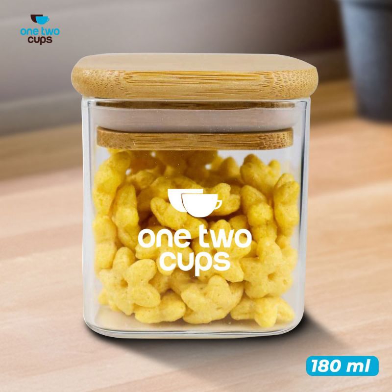 Rg Food Jar kacaOne Two Cups Food Storage Glass Jar Coffee Storage ...
