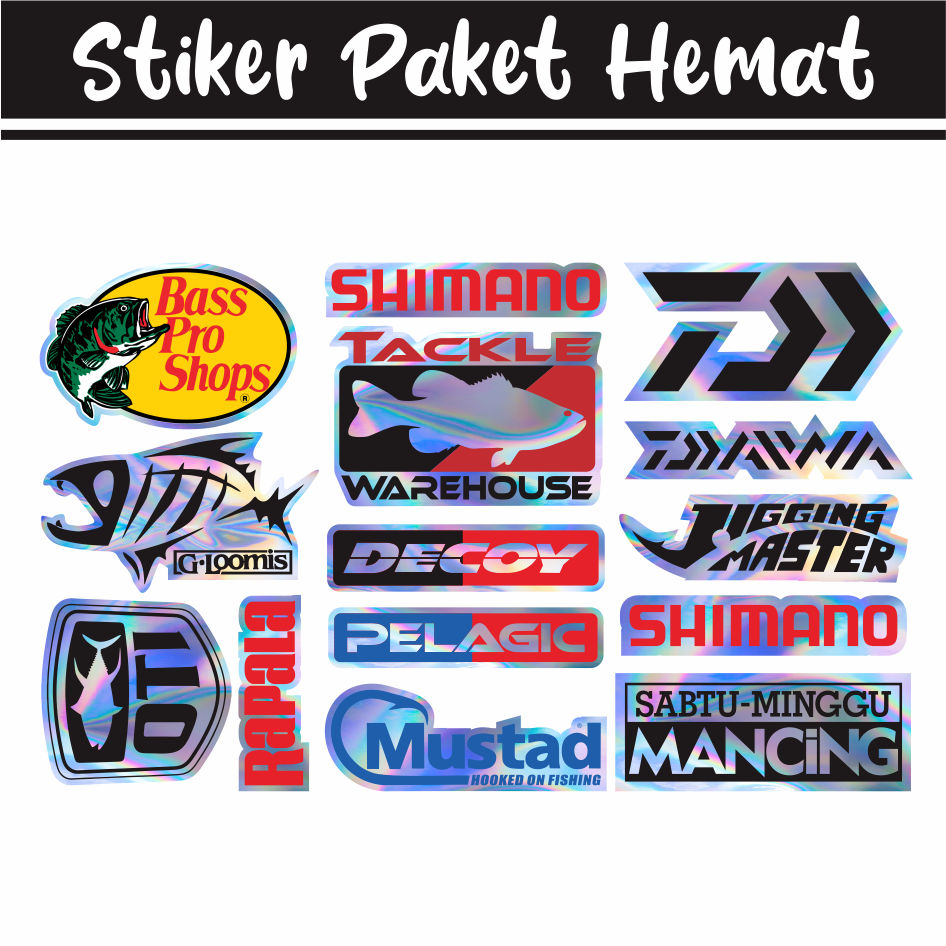 Hologram Cutting Casting Fishing Sticker Package Ultra Light Popping ...