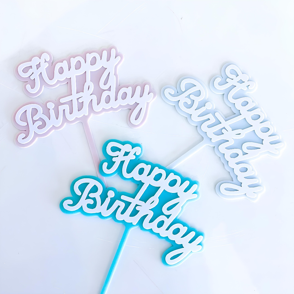 Happy Birthday Cake Topper/Birthday Cake Topper/Tart Pudding Cake ...