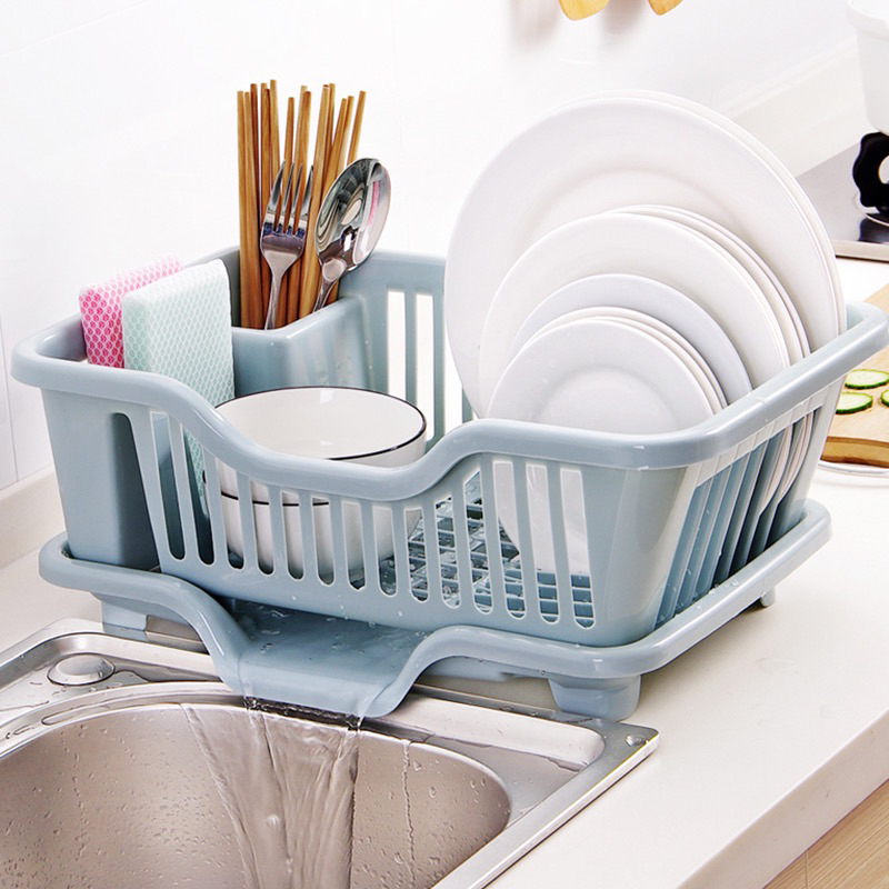 Drainer colander Dish Drying Rack / pastel Color Plastic Dish Rack ...
