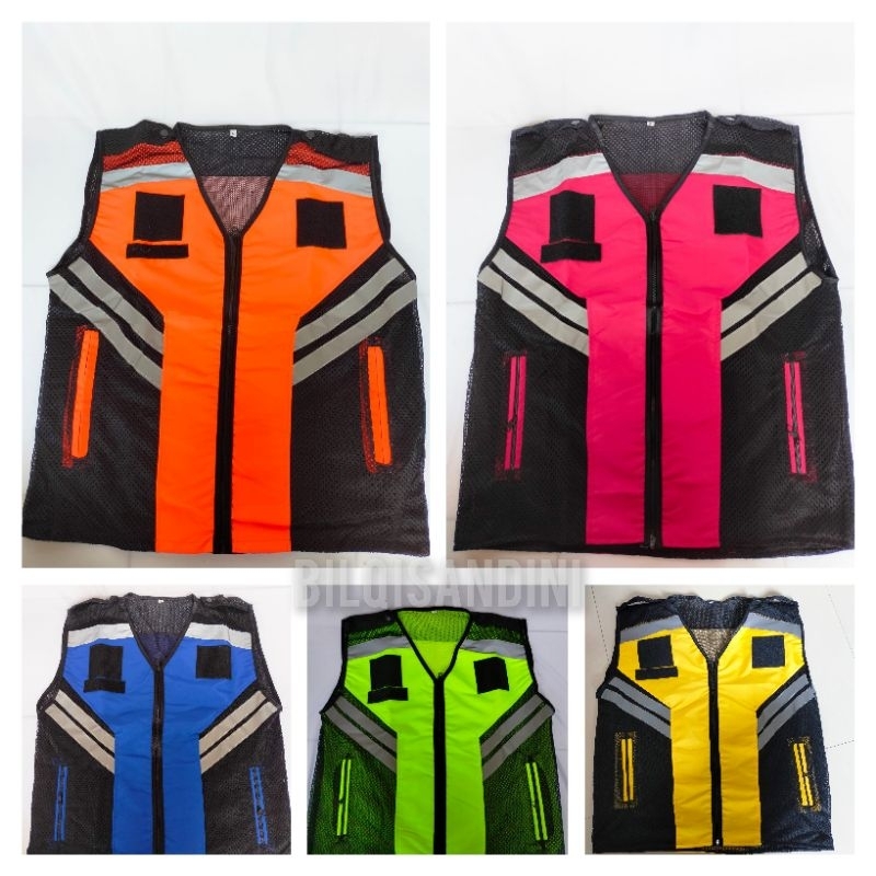 Plain taslan vest for touring/security/dishub/project/field | Shopee ...