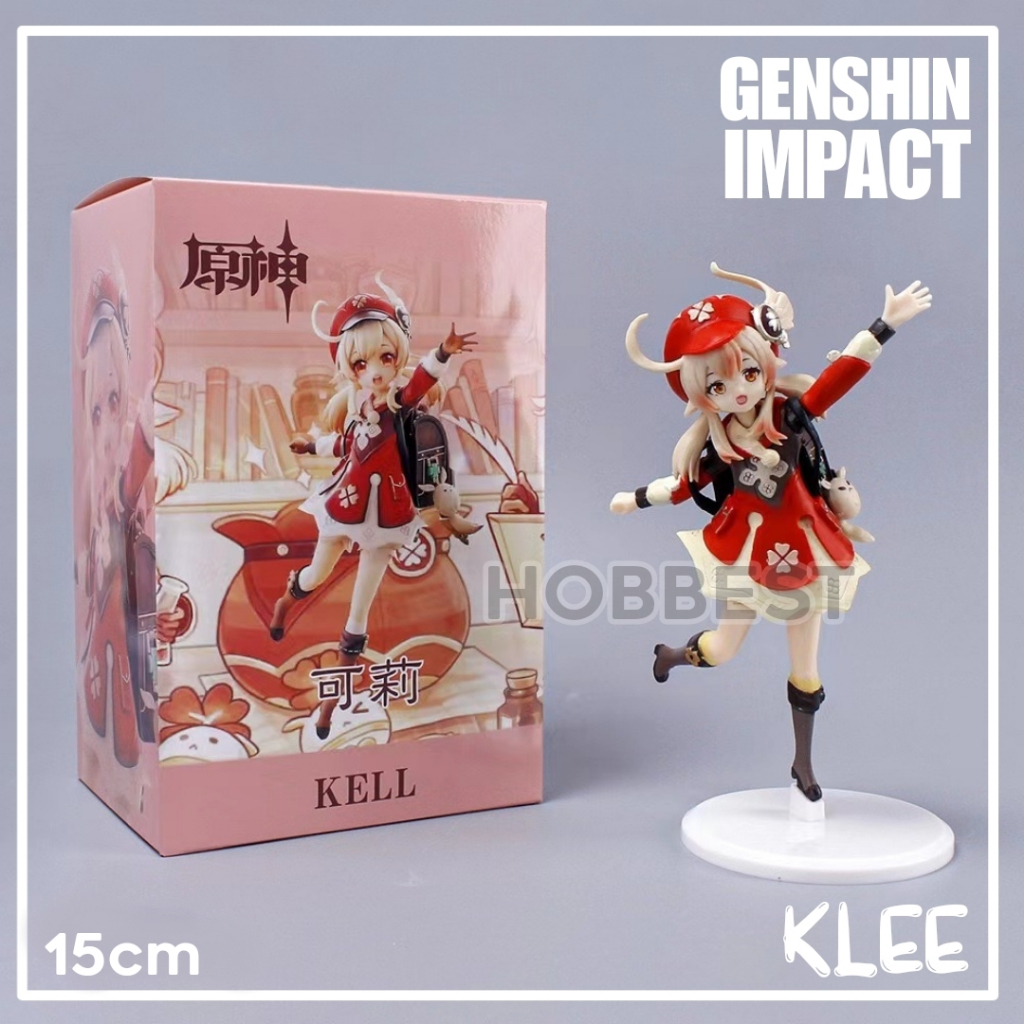 Genshin IMPACT Action Figure: KLEE - Miniature Toy Display Cake Topper ...
