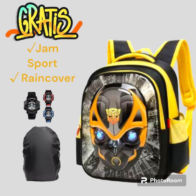Dbs TRANSFORMER Kindergarten Elementary School Backpack | Shopee Malaysia