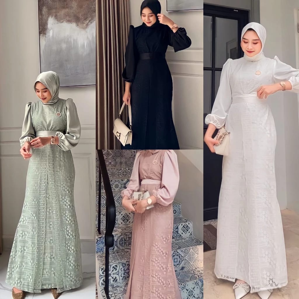 Najwa PARTY GAMIS / NAJWA MODERN GAMIS / LATEST NAJWA GAMIS / NAJWA ...