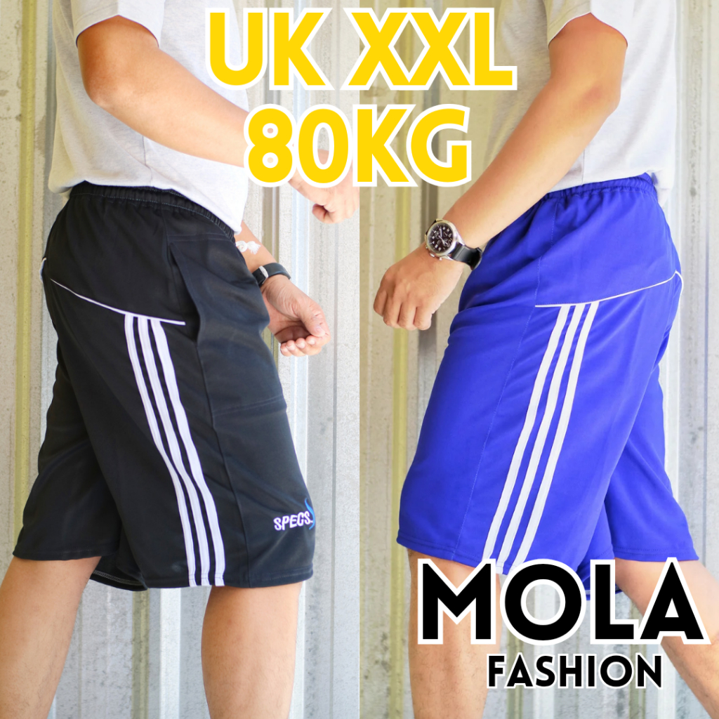 (100K 6pcs) Adult Men's Sports Shorts Thick Lotto Material Size Fit To ...