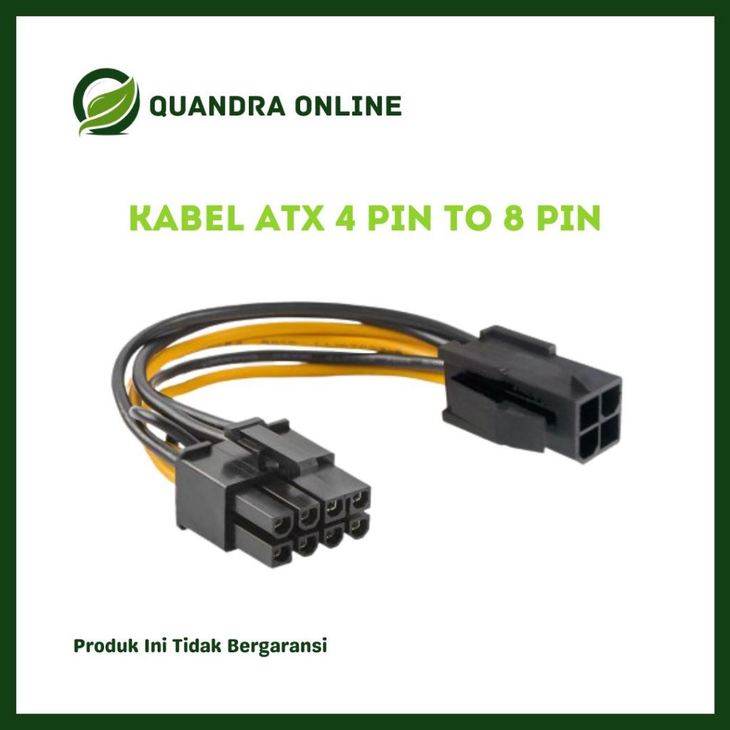ATX CABLE 4 PIN TO 8 PIN POWER MOTHERBOARD | Shopee Malaysia