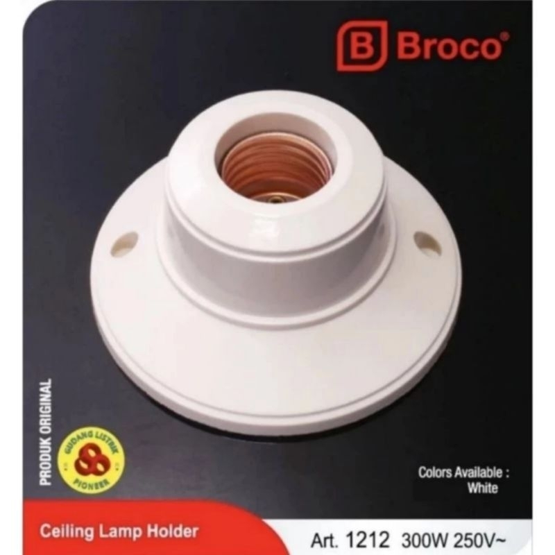 BROCO FITTING CEILING ROUND 1212 E27 | Shopee Malaysia
