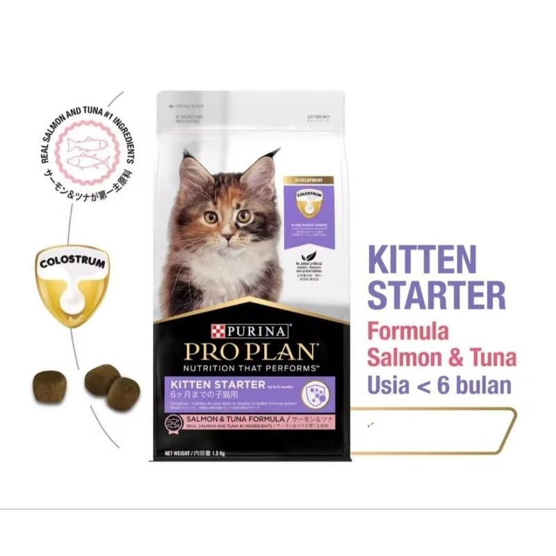 Proplan KITTEN STARTER PACKAGING 1kg PLAIN PLASTIC | Shopee Malaysia