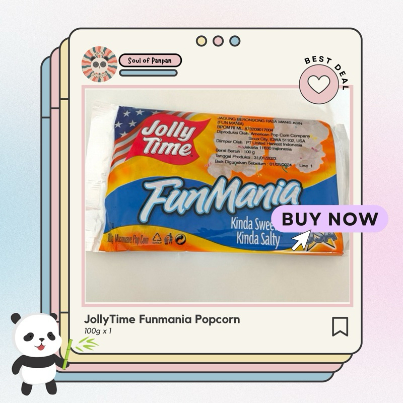 Popcorn Jolly time Fun Mania Popcorn Sweet Corn Salted Usa Microwave ...
