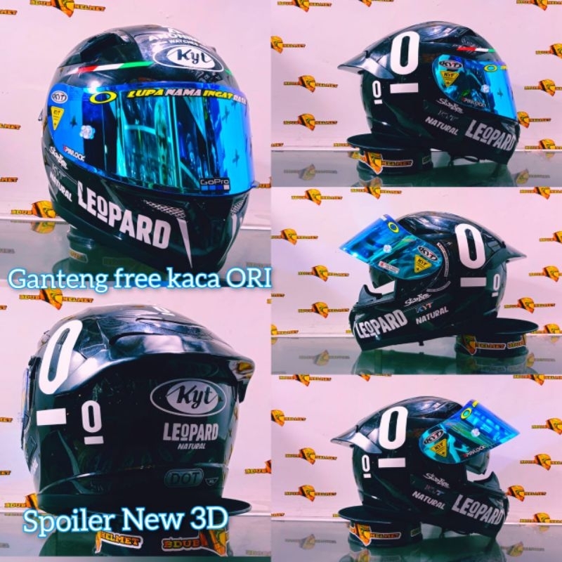 Helm KYT K2 RiDER HANDLING PACKAGE SPOILER NEW 3D 100% ORI KYT BARU ...