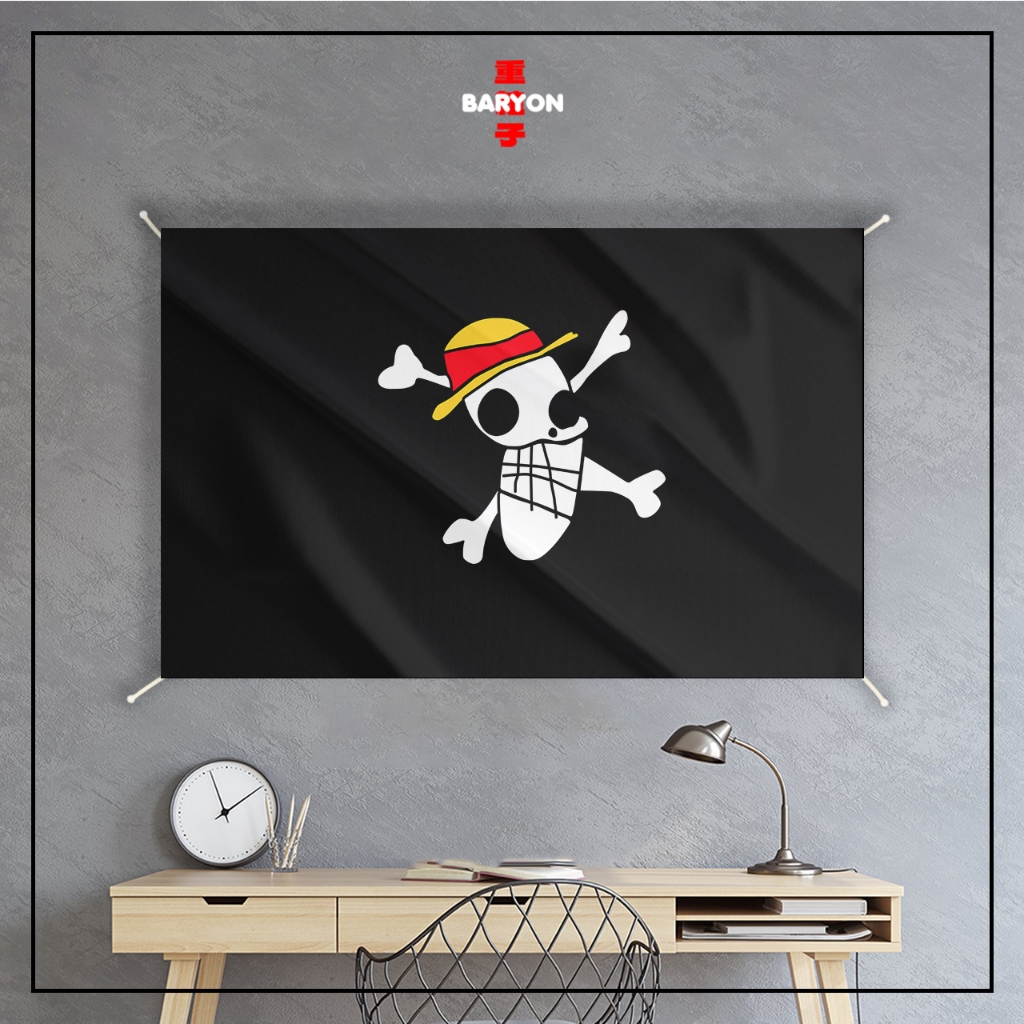 Baryon ONE PIECE Anime Flag Luffy Nami Sanji Copper Franky Full Print ...