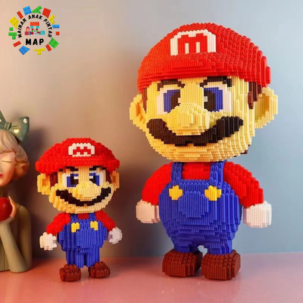 Nano Block Educational Toys Mario Building Blocks Medium Bricks ...
