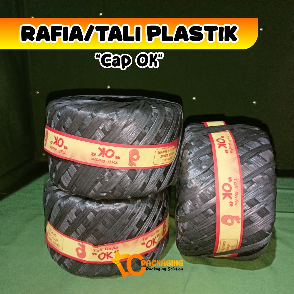 HITAM Raffia Rope Rapia Rope 1kg Definitely Tenacious Durable OK Brand ...
