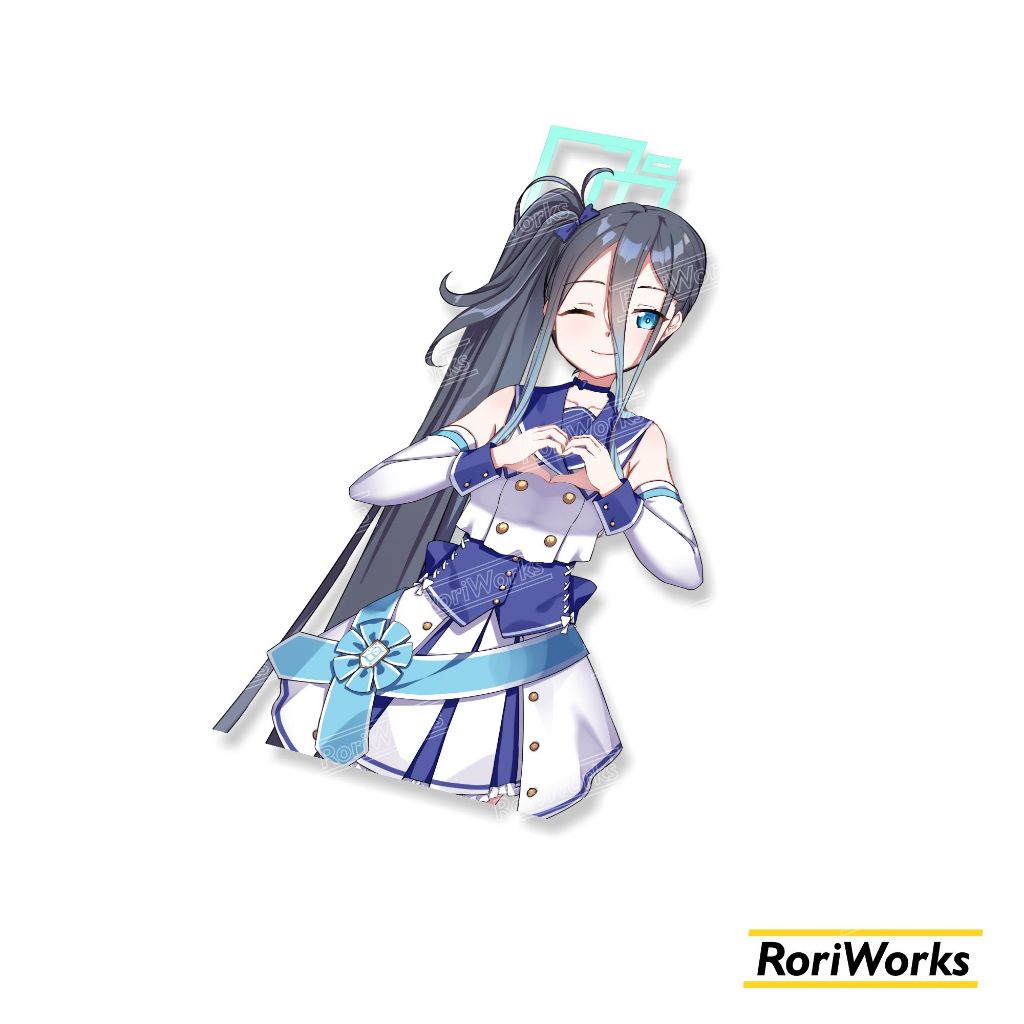 Kiss cut sticker - Aris Tendou Idol | Blue Archive | Shopee Malaysia