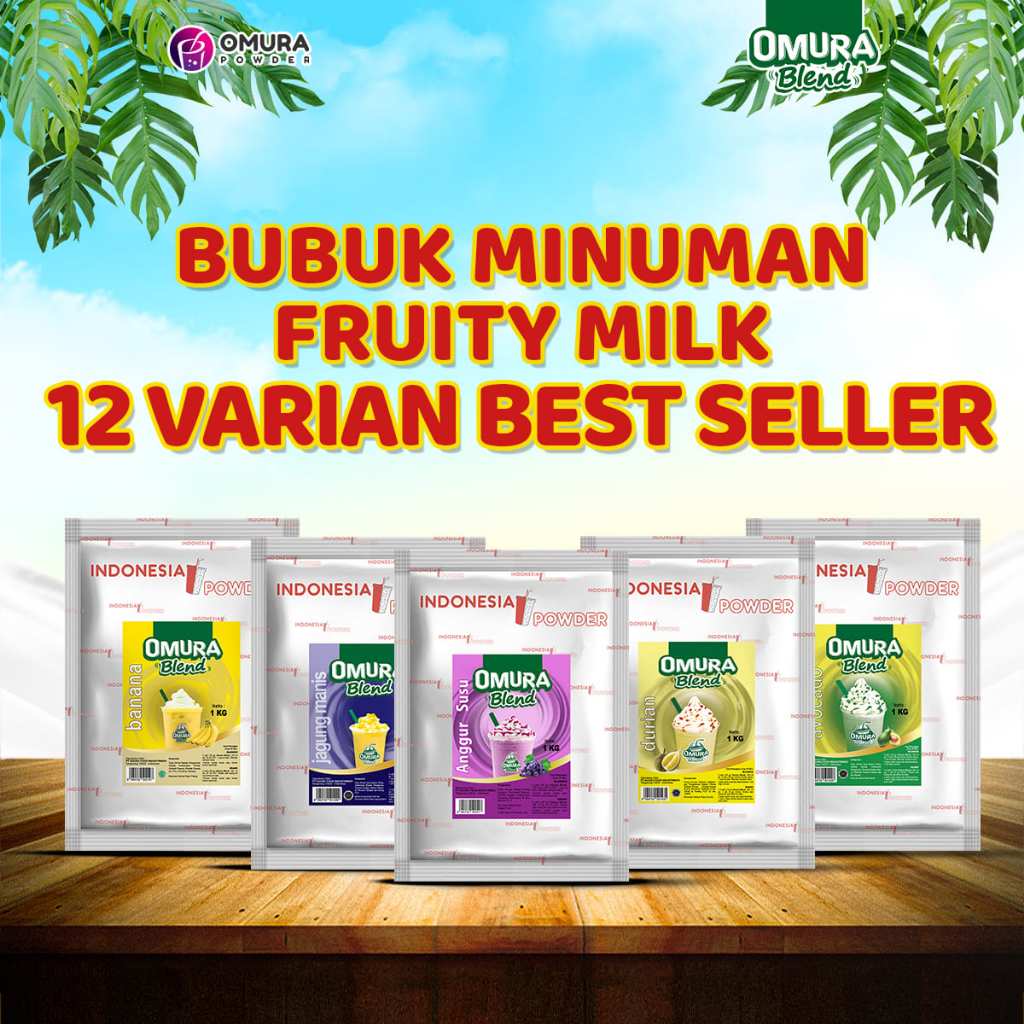 [Fruity Milky SERIES] Omura Blend Sweet Milk Fruit Flavored Drink ...