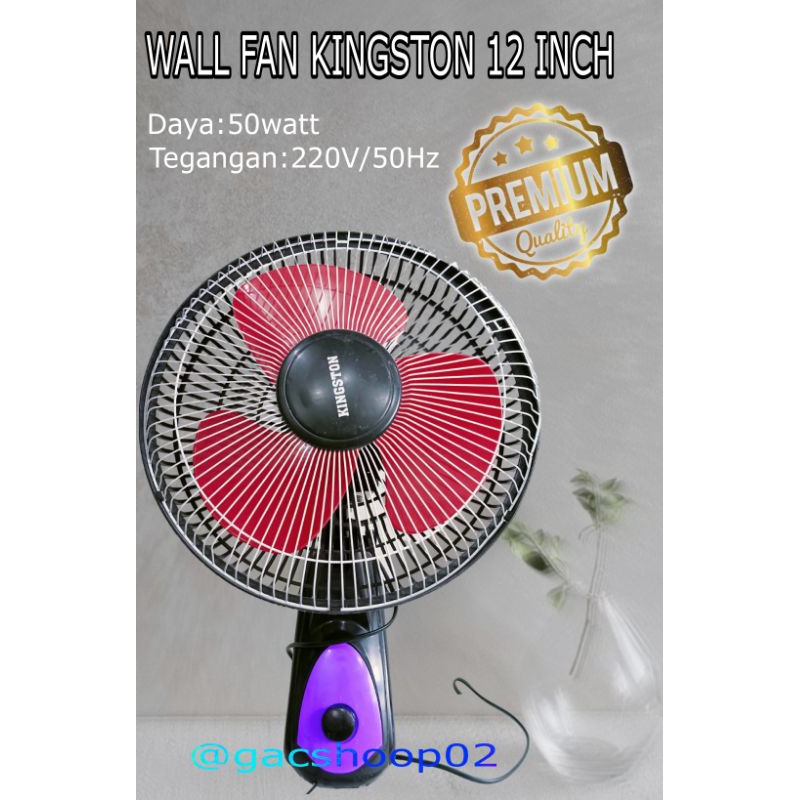 Kingston WALL FAN 12 in/KINGSTON WALL FAN 12 INCH | Shopee Malaysia