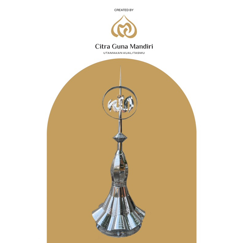 Mosque dome/mosque ritual stainless steel 50cm | Shopee Malaysia