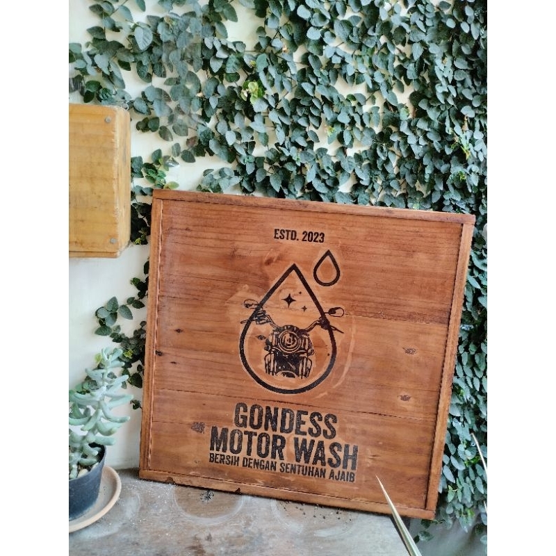 Brown Nameplate sign board sign board | Shopee Malaysia