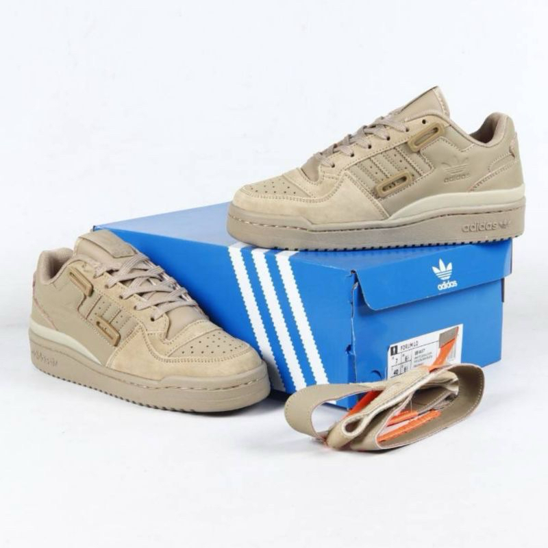 Adidas Forum Low Strap Cinder Brown 100% Original | Shopee Malaysia