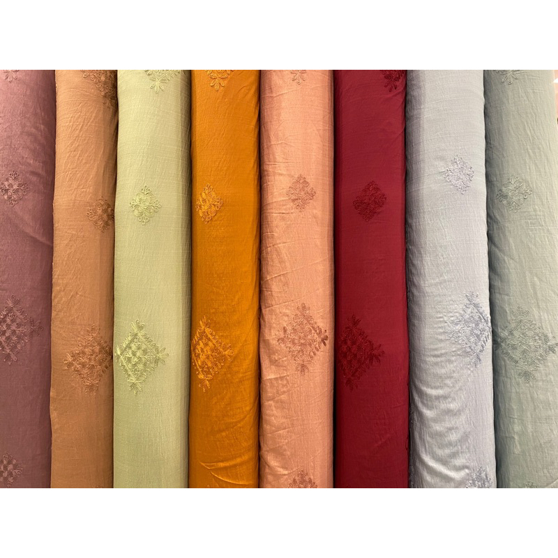 Embroidered linen polo (roll only) | Shopee Malaysia