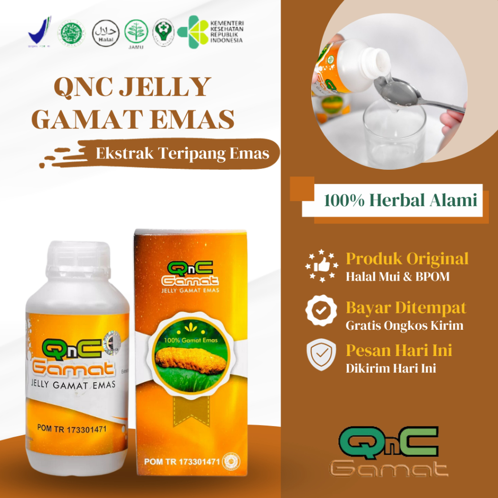 Stroke Medicine - Qnc Jelly Gamat 100% ORIGINAL ORIGINAL - Natural ...