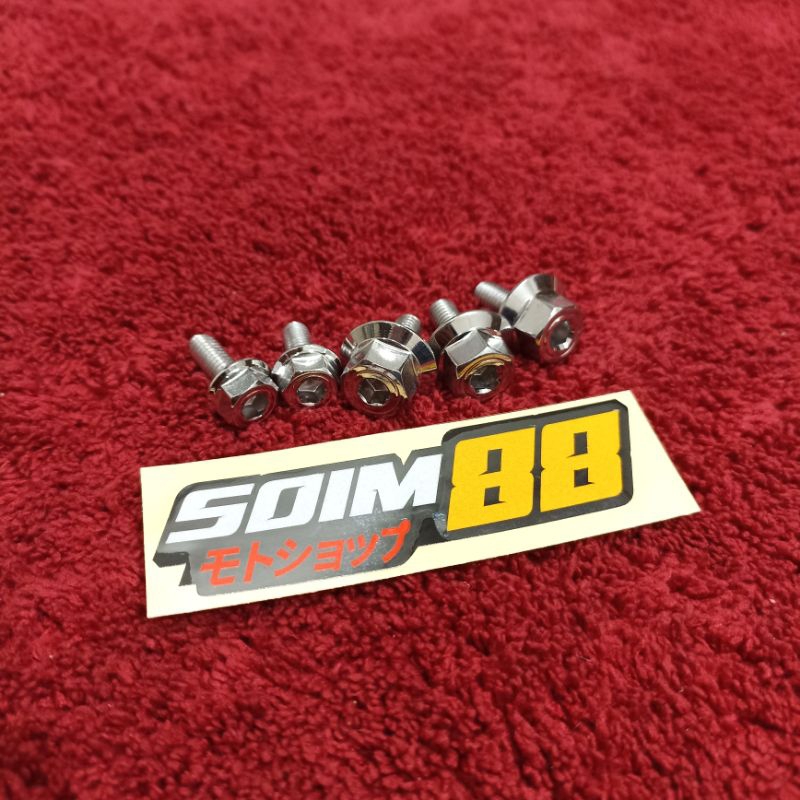 Stainless 2 key Hugger/Fender Bolts Vario 160 PCX/ADV 150/160 Heng ...