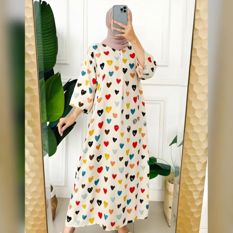 Rayon Motif Gamis Daster | Shopee Malaysia