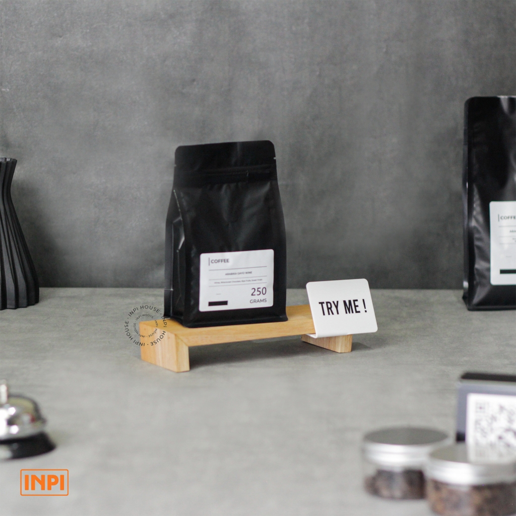 KAYU Acrylic Wooden Coffee Storage Rack - INPI House | Shopee Malaysia