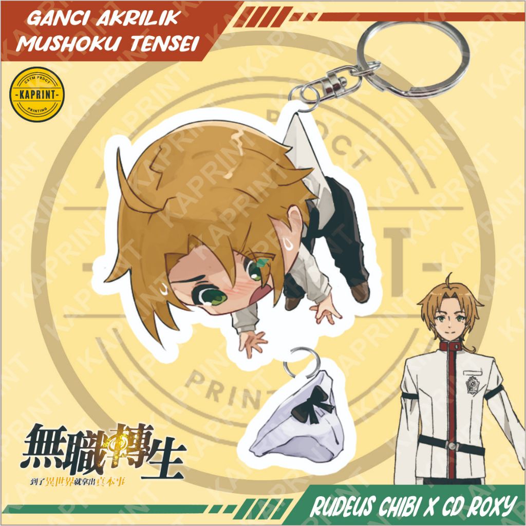 GANTUNGAN Keychan / GANCI / ANIME KEYCHAIN MUSHOKU TENSEI RUDEUS CHIBI ...