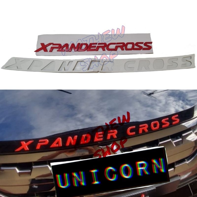 MESIN MERAH Red Xpander Cross Engine Hood Emblem Original Model / Ori ...
