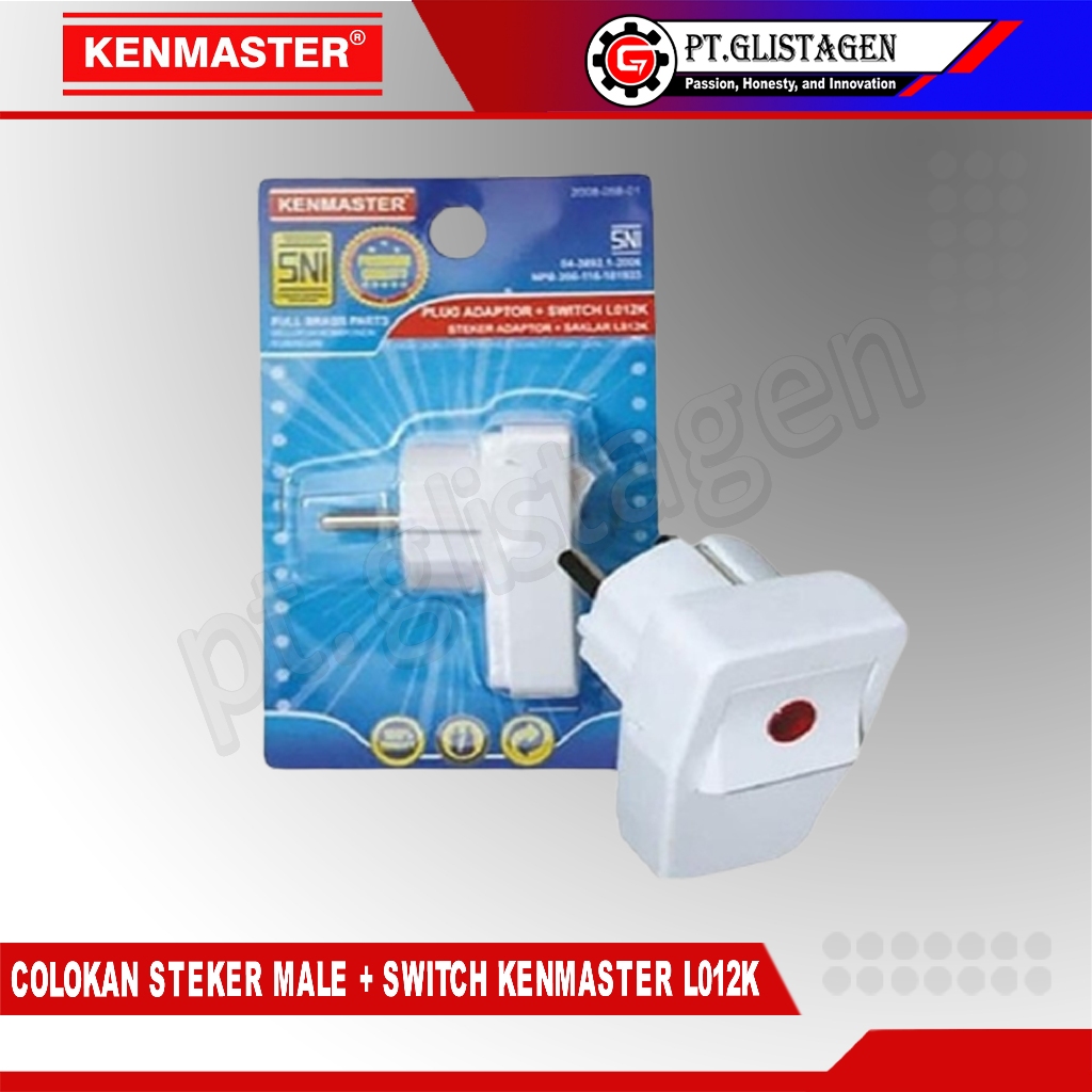 Kenmaster Plug / Male Adapter Plug + L012K Switch | Shopee Malaysia