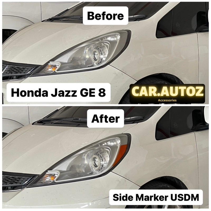 Honda Jazz GE 8 Side Marker Orange HEADLIGHT Sticker | Shopee Malaysia