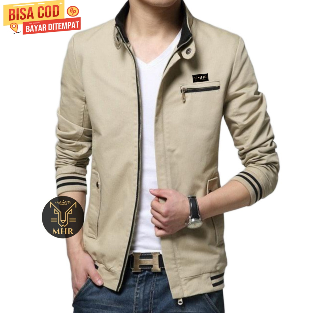 Jacket Men Bomber Casual Bomber Jacket Bomber Enemy Material Dril ...