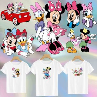 DTF STICKER SCREEN PRINTING A5 SIZE MINNIE AND DAISY THEME | Shopee ...