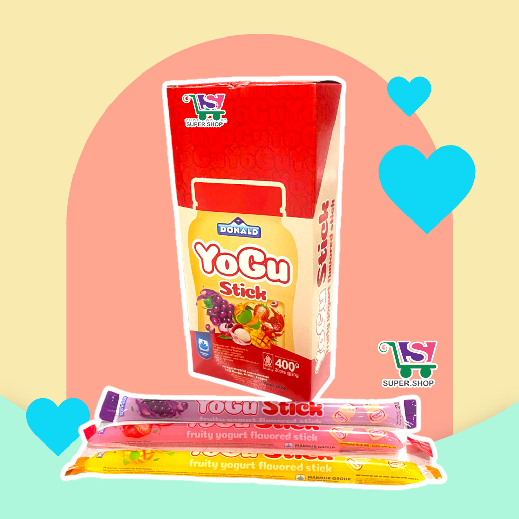 Donald YOGU STICK Jelly Agar Yogurt Fruit BOX (20Pc Contents) | Shopee Malaysia